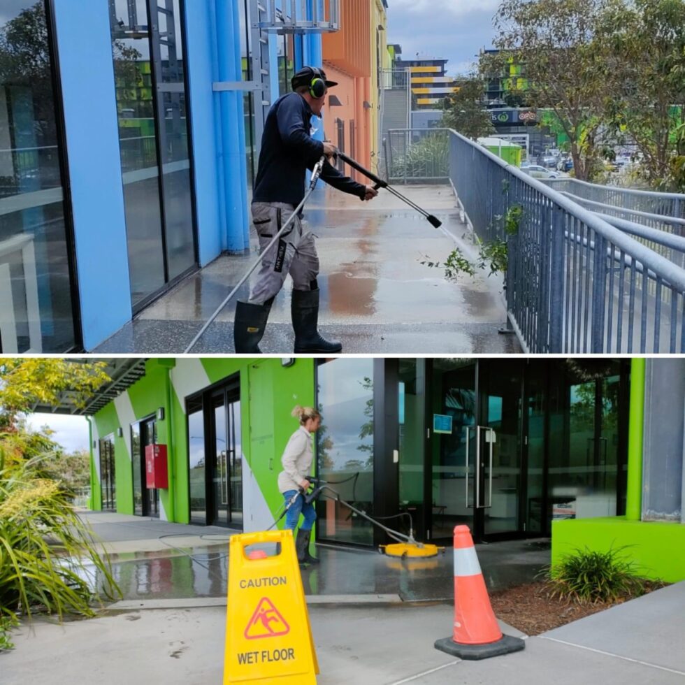 Shop Front Cleaning - Waterbomb Pressure Blasting